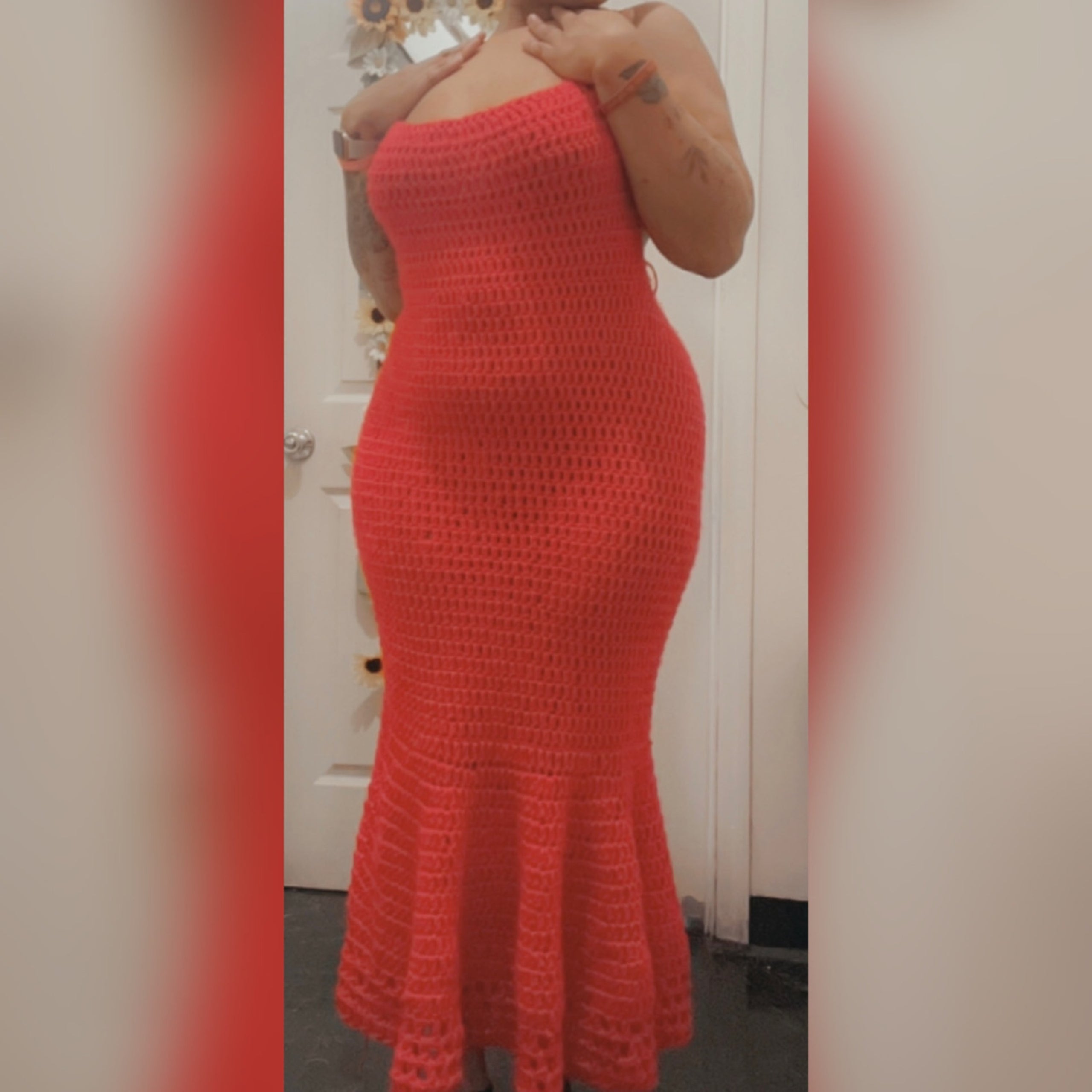 Jessica Rabbit Custom Crochet Gown - Slay’d Studio | Slay'd Studio